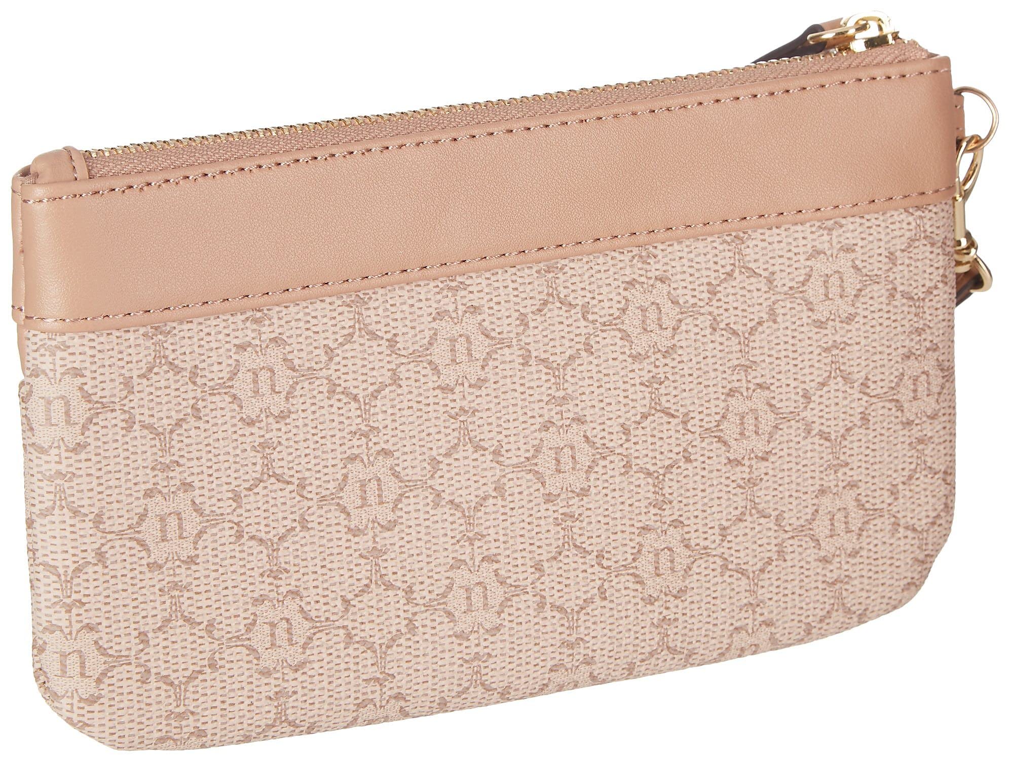 Nanette Lepore Tech Wristlet Almond Logo One Size