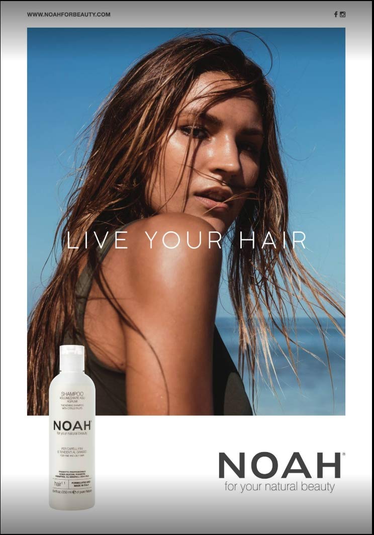 Noah Hair 1.1 Volumizing Shampoo - Organic Shampoo β Best Volumizing Shampoo - With Essential Oils and Hydrolysed Wheat Protein β Hair Products for Natural Beauty - 8.5 fl.oz (250 ml)