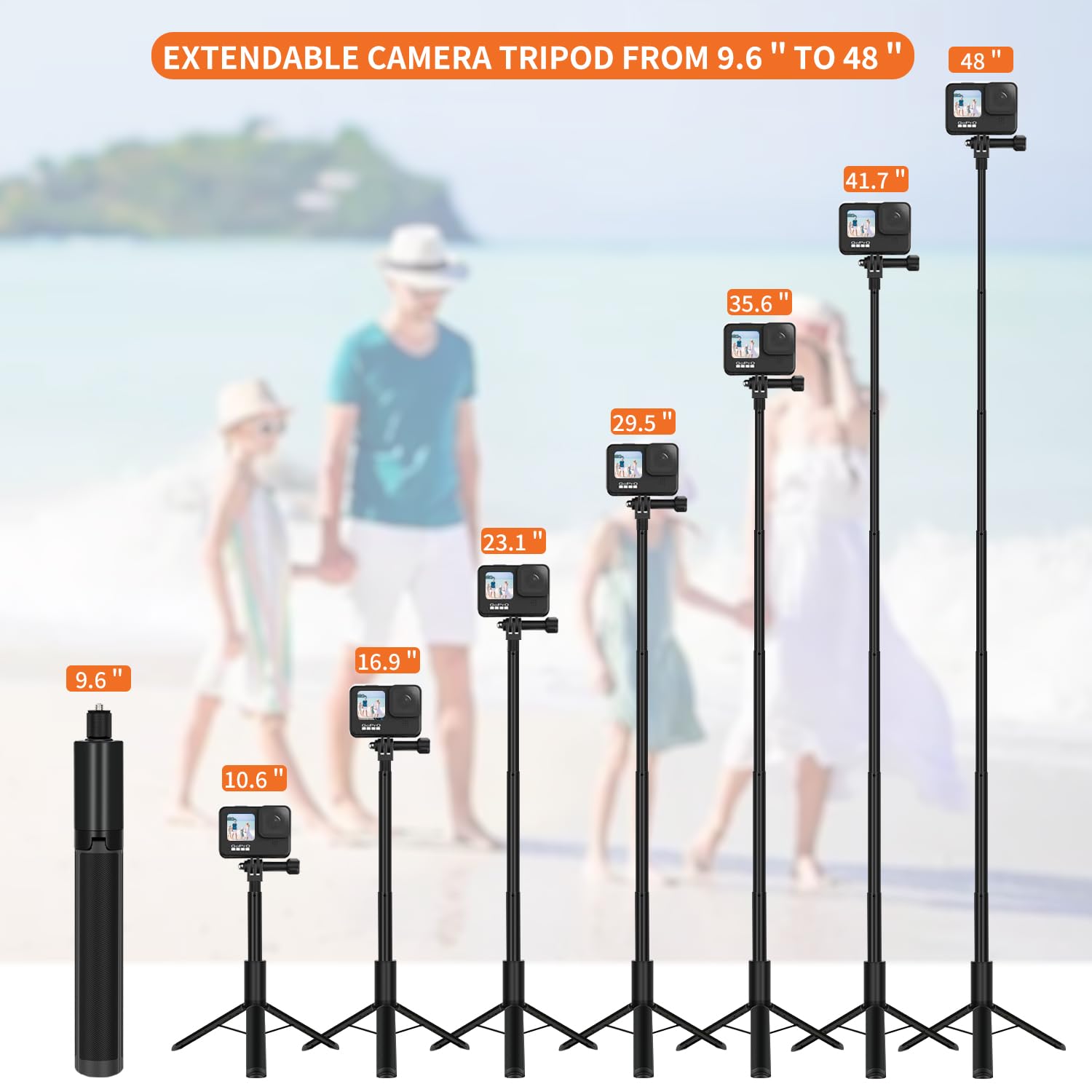 Auto Face Tracking Tripod for TIK Tok Vlog, No App Required, 360° Rotation Face Body Track Selfie Stick Phone Camera Mount, Rechargeable Wireless Smart Shooting Holder for Live Videos