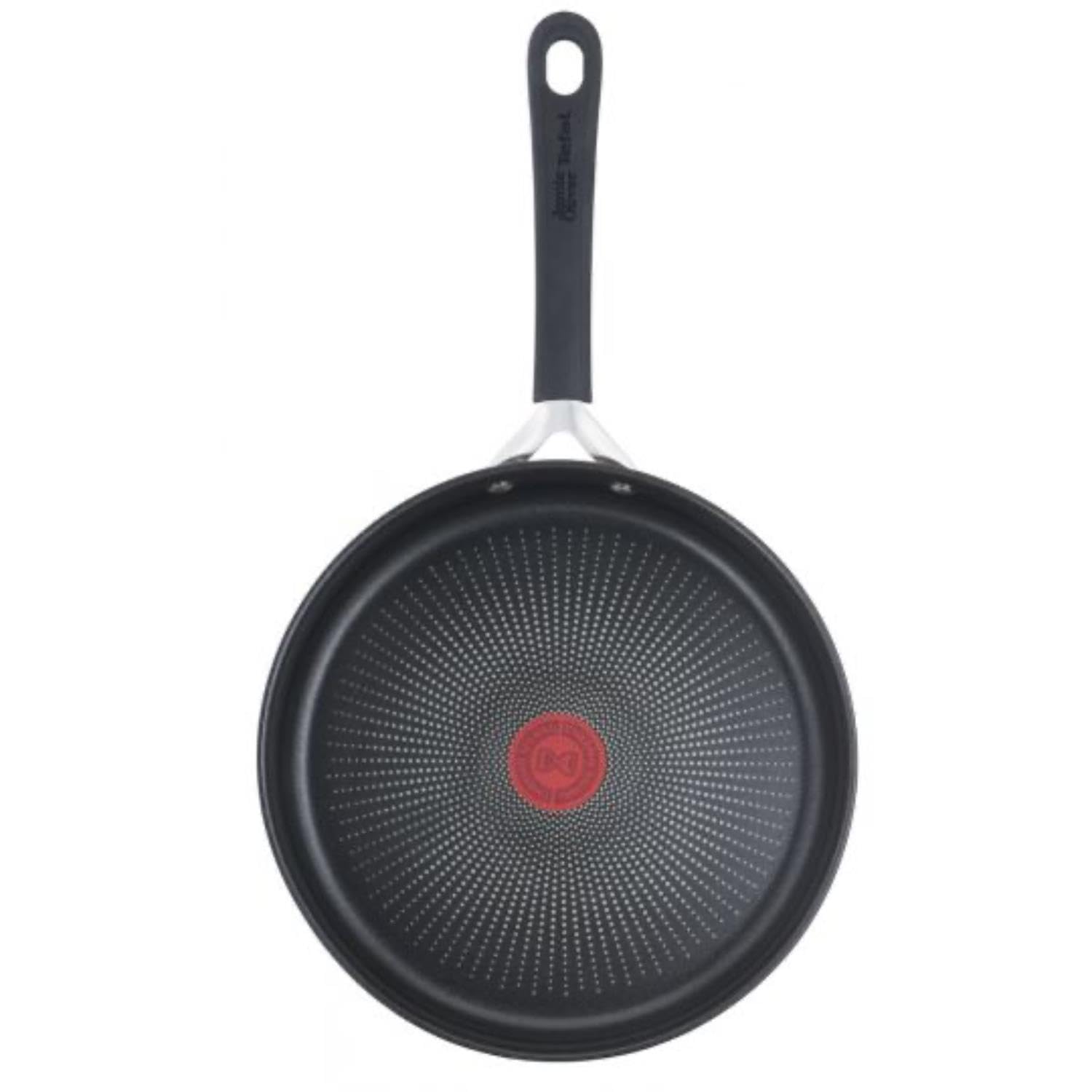 Tefal Jamie Oliver Quick & Easy E3033344 Stainless Steel 25cm Induction Saute Pan With Glass Lid