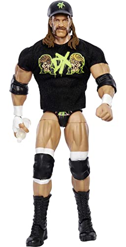 Mattel WWE Triple H Ultimate Edition Fan TakeOver Action Figure with ultimate articulation, life-like detail, and accessories, 6-Inches