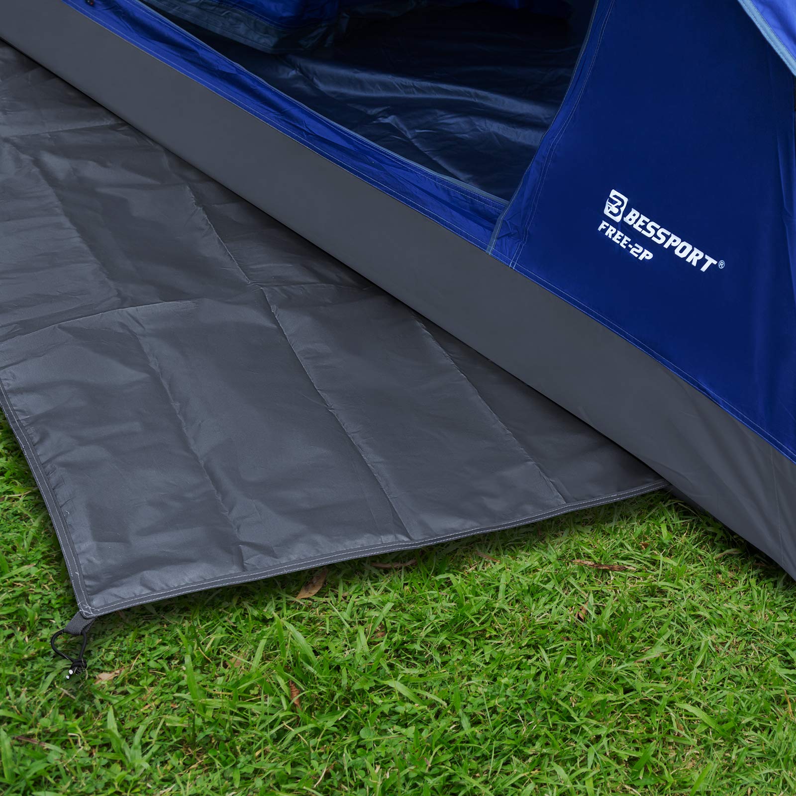 Bessport Ultralight Tent Footprint for 2 Person Waterproof Camping Tarp with Drawstring Carrying Bag for Picnic Hiking Backpacking Beach