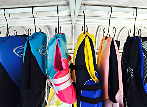 New! Life Jacket Hanger, Storage- Life Preserver, Life Vest Hanger & Storage, Life Jacket Dryer, Drying Rack, Drying Hangers; Boating Hanger & Storage