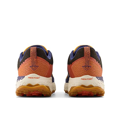 New Balance Women's Fresh Foam X Hierro V7 Trail Running Shoe, Golden Hour/Moon Shadow/Red Clay, 9 Wide