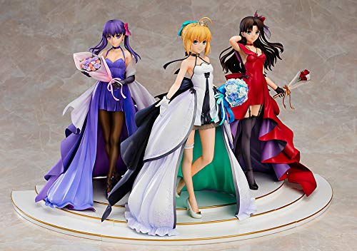 Fate stay night 1/7 Scale Figure Collection Saber, Rin Tohsaka and Sakura Matou ~15th Celebration Dress Ver.~ Premium Box