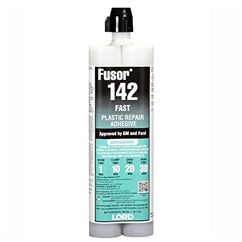 Lord Fusor Plastic Repair Adhesive, Fast, 7.1 Oz. Part #:Fus-142