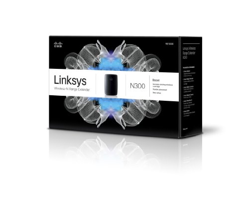 Linksys N300 Wireless Dual-Band Range Extender (RE1000)