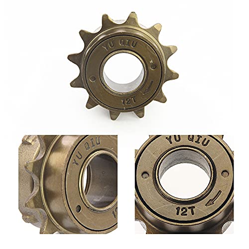 Bicycle Flywheel, Flywheel, Single Speed Mountain Bike Flywheel, Flywheel Metal Bicycle, Single Speed Folding Bicycle Gear Modification Accessories, (1 Piece, 34MM, 12 Teeth)