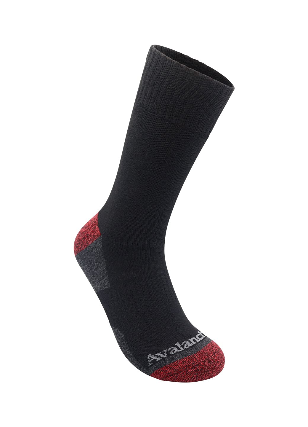 Avalanche Men's Outdoor Crew Socks Multipack, Everyday Breathable Cushioned Arch Support Crew Socks 6-Pack