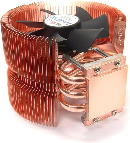 Zalman Computer Noise Prevention System with Silent Fan Pure Copper Heatsink CPU Cooler CNPS9500AT