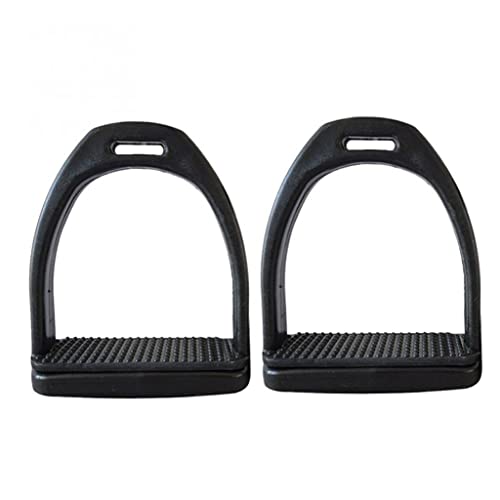 N/A 2pcs Children Adults Durable Horse Riding Stirrups 2 Sizes for Horse Rider Lightweight Wide Track Anti Slip Equestrian (Size : X-Large)