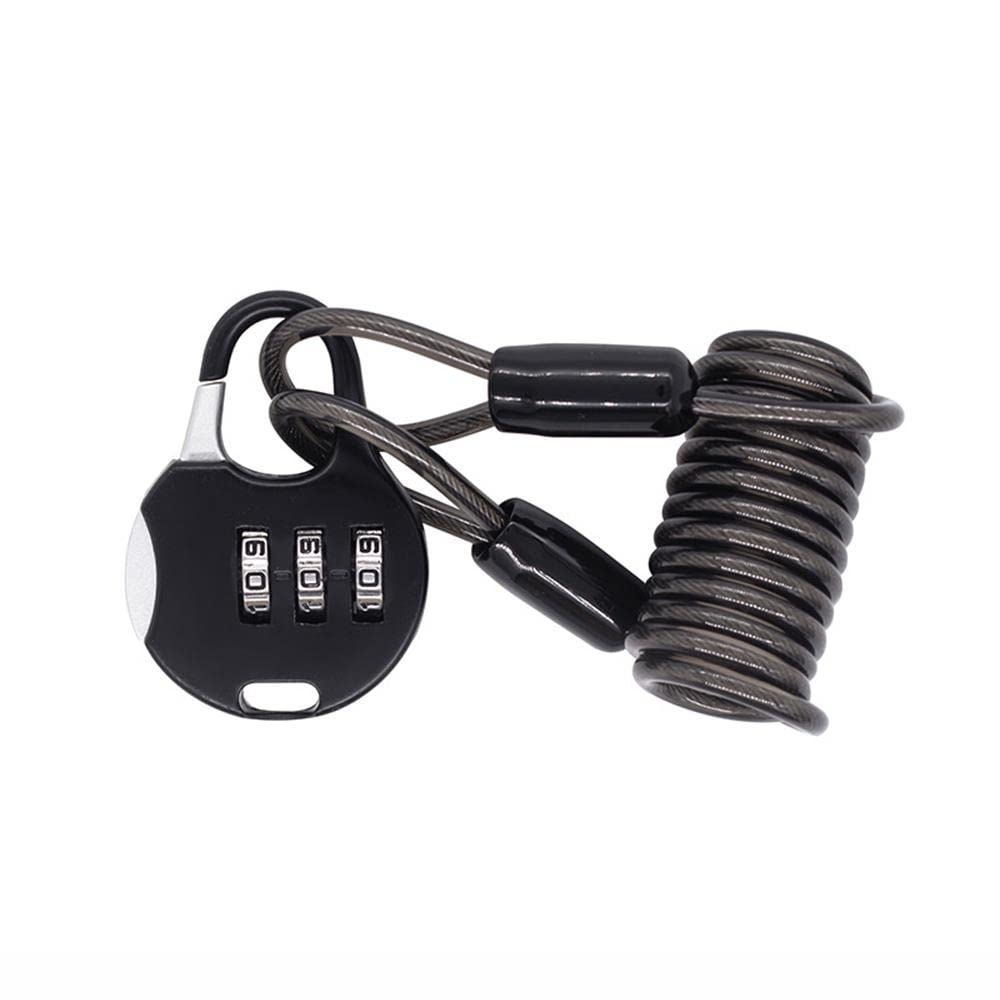 Bicycle Lock 108 Steel Wire Password Lock Electric Motorcycles Cupboard Padlock Anti Theft Lock Chain Cable Helmet Lock