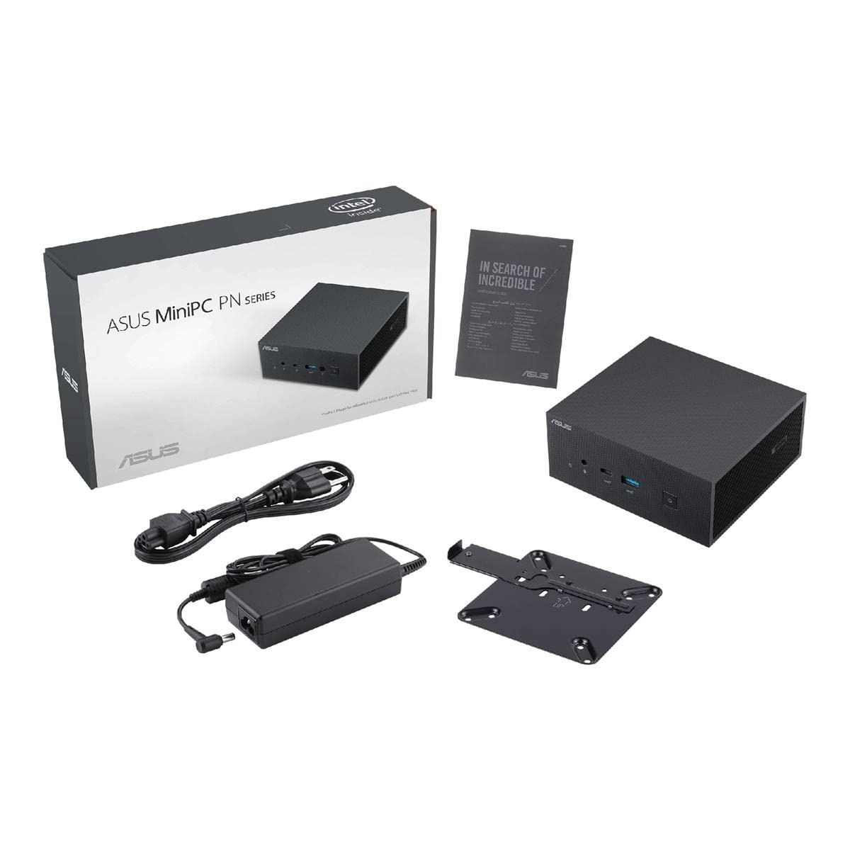 ASUS PN63-S1 Mini PC Barebone with Intel Core i5-11300H Mobile Processor, up to 64GB DDR4 RAM, Triple Storge Design, WiFi 6, Bluetooth, USB-C with VESA Mount