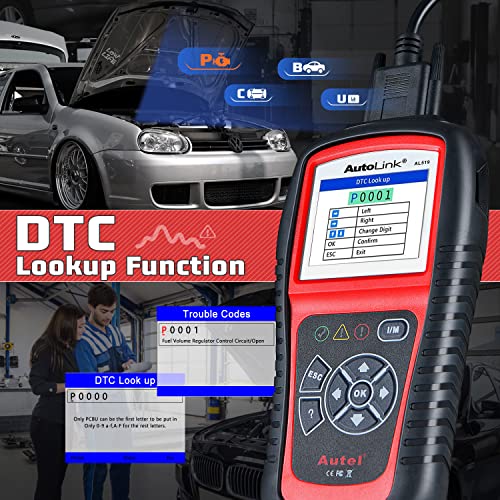 Autel AutoLink AL519 OBD2 Scanner Enhanced Mode 6 Car Diagnostic Tool Check Engine Code Reader CAN Scan Tool, Advanced Ver. of AL319