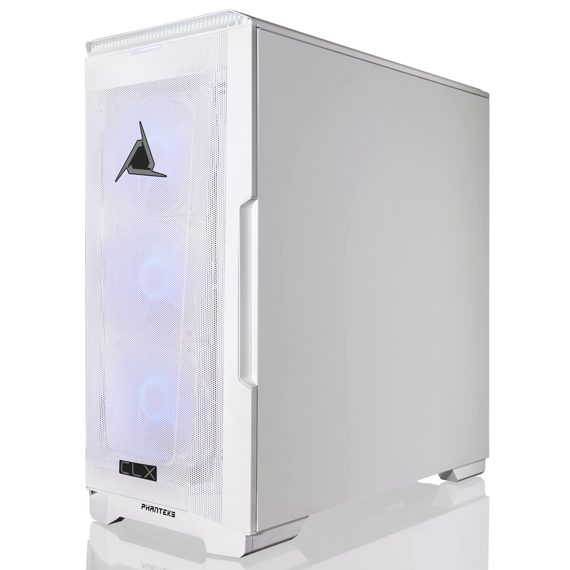 CLX Set Gaming Desktop - Liquid Cooled Intel Core™ i9 12900KF 3.9GHz 16-Core Processor, 64GB DDR4 Memory, GeForce RTX 3090 Ti 24GB GDDR6X Graphics, 1TB SSD, 6TB HDD, WiFi, Windows 11 Home 64-bit white
