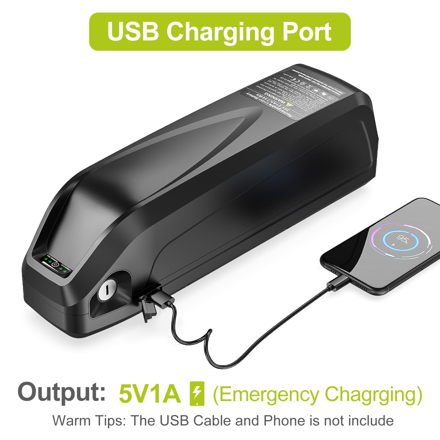 BAFANG Electric Bike Battery 48V 17.5Ah (Samsung Cells) and Charger Mid Motor BBS02B 750W Ebike Conversion Kit