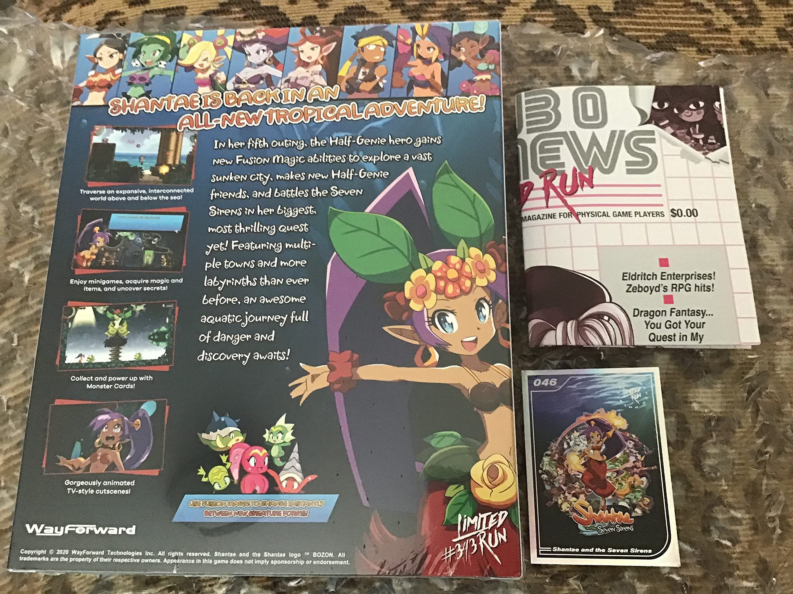 Limited Run #343: Shantae and the Seven Sirens Collector's Edition (PS4)