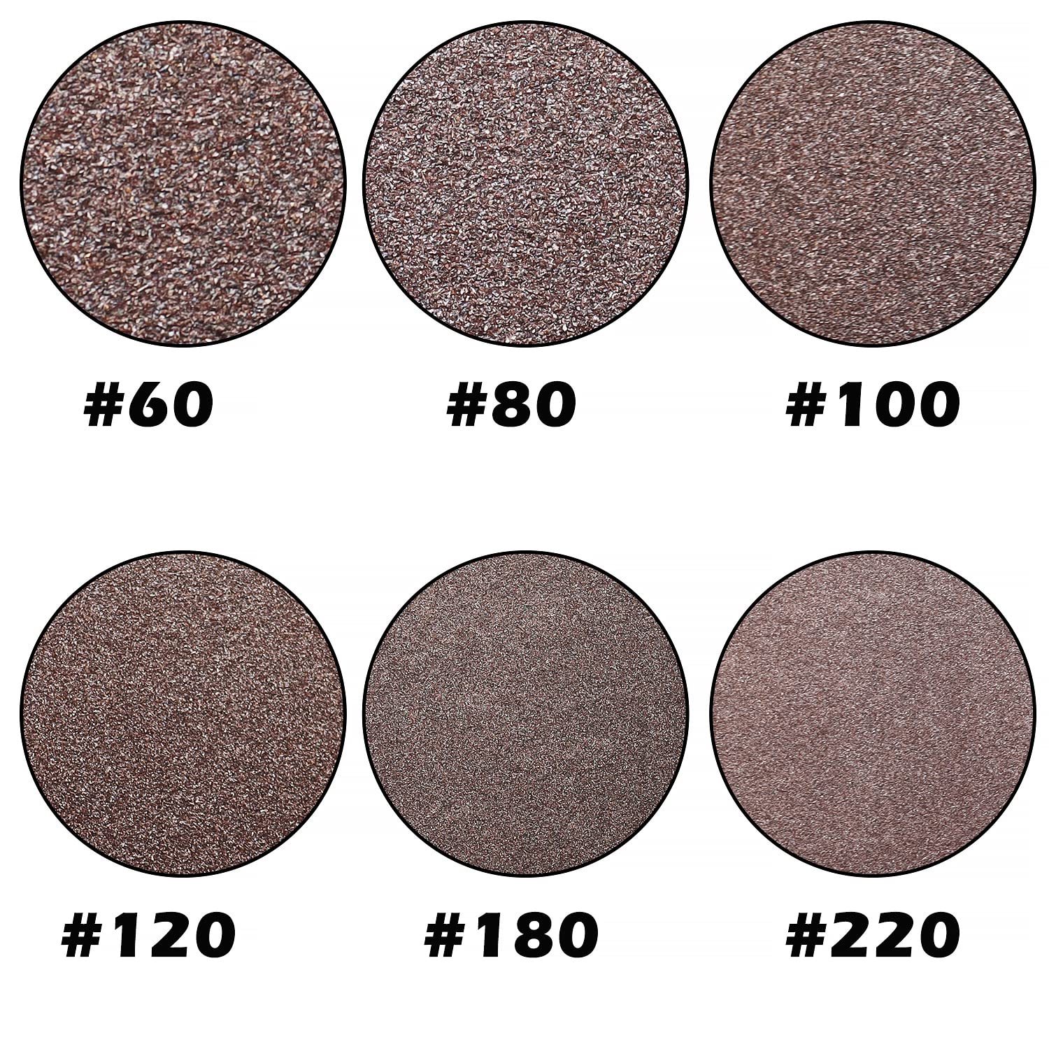 Sunxeke 6Pcs Sanding Sponge 220 Grit Blocks for Pot Brush Pan Brush Metal Sanding Wood Sanding Washable&Reusable N-G-001-220
