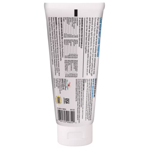 Nutri-Vet Multi-Vite Multivitamin Paw Gel for Cats - Daily Vitamin and Mineral Support - Salmon Flavor - 3 oz