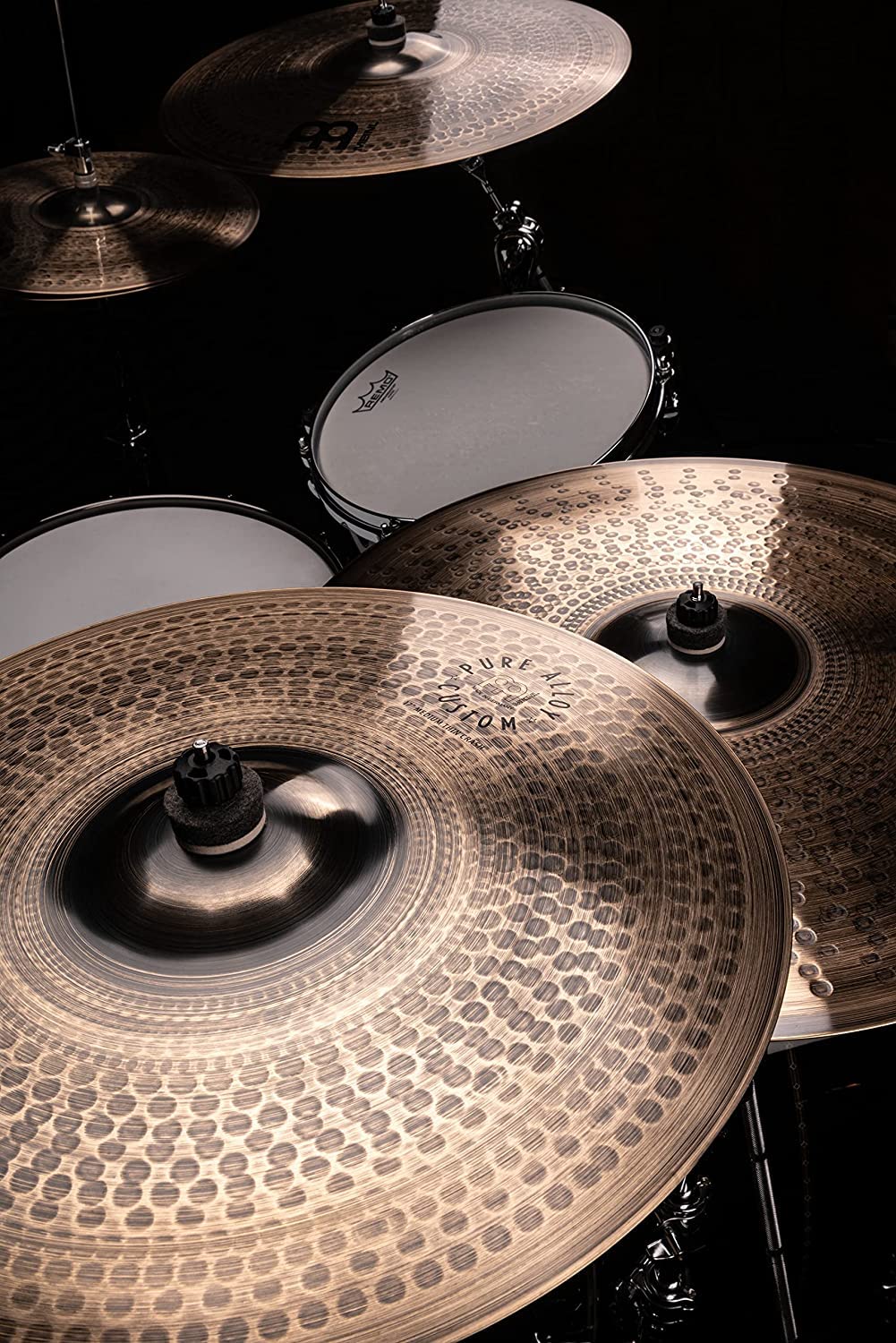 Meinl Cymbals Pure Alloy Custom 17" Medium Thin Crash Cymbal β Made in Germany β Smoked Bronze Finish, 2-Year Warranty (PAC17MTC)