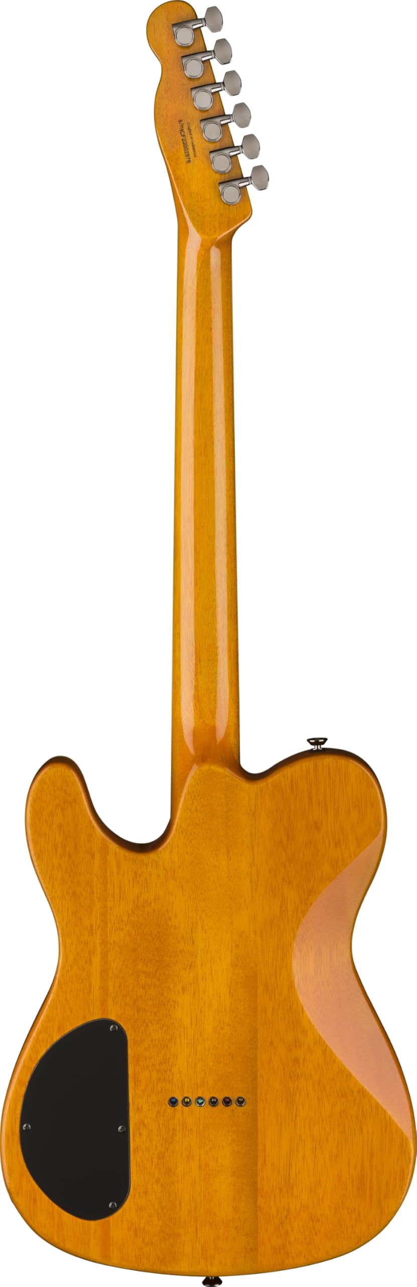 Fender Set Neck Custom Tele FMT featuring Seymour Duncan Humbucker’s, Electric Guitar with 2-Year Warranty, Many Tones, Elegant Finish, Amber