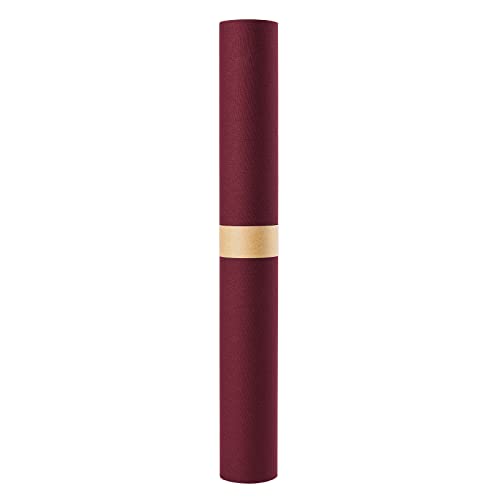 Wooqu Book Cloth, Fabric Surface and Paper Backed, Easy to Use, Strong, 17x29β, for Book Binding, Dark Red