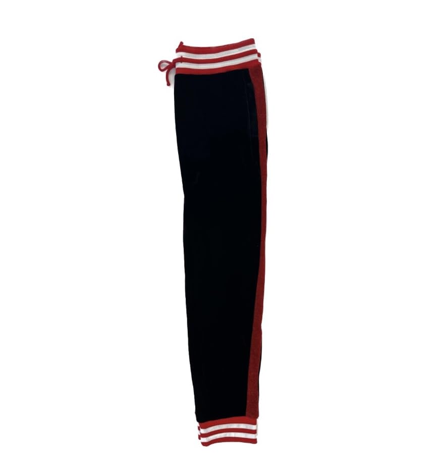 Blizzard Bay Men's Jolly Knits Ugly Christmas Tracksuit, Santa Swag-Black, Medium