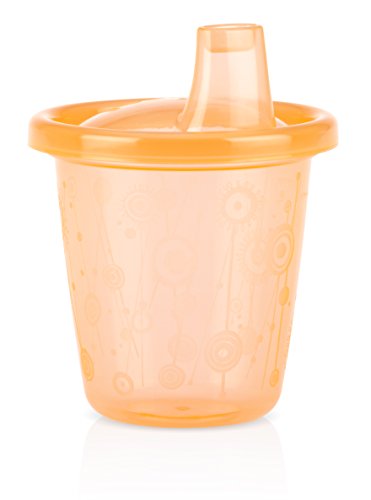 Nuby 4-Pack Wash or Toss Cups with Spout, Colors May Vary