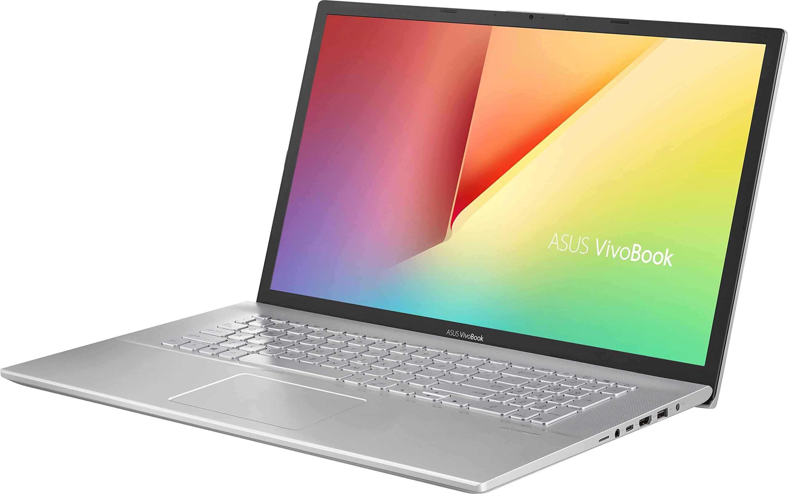 ASUS Vivobook 17.3" HD+ 1600x900 Laptop Computer PC - Intel Core 10th Gen i5-1035G1 - 12GB DDR4 Memory - 1TB Hard Disk Drive, Webcam, HDMI, Windows 11, Silver (Renewed)