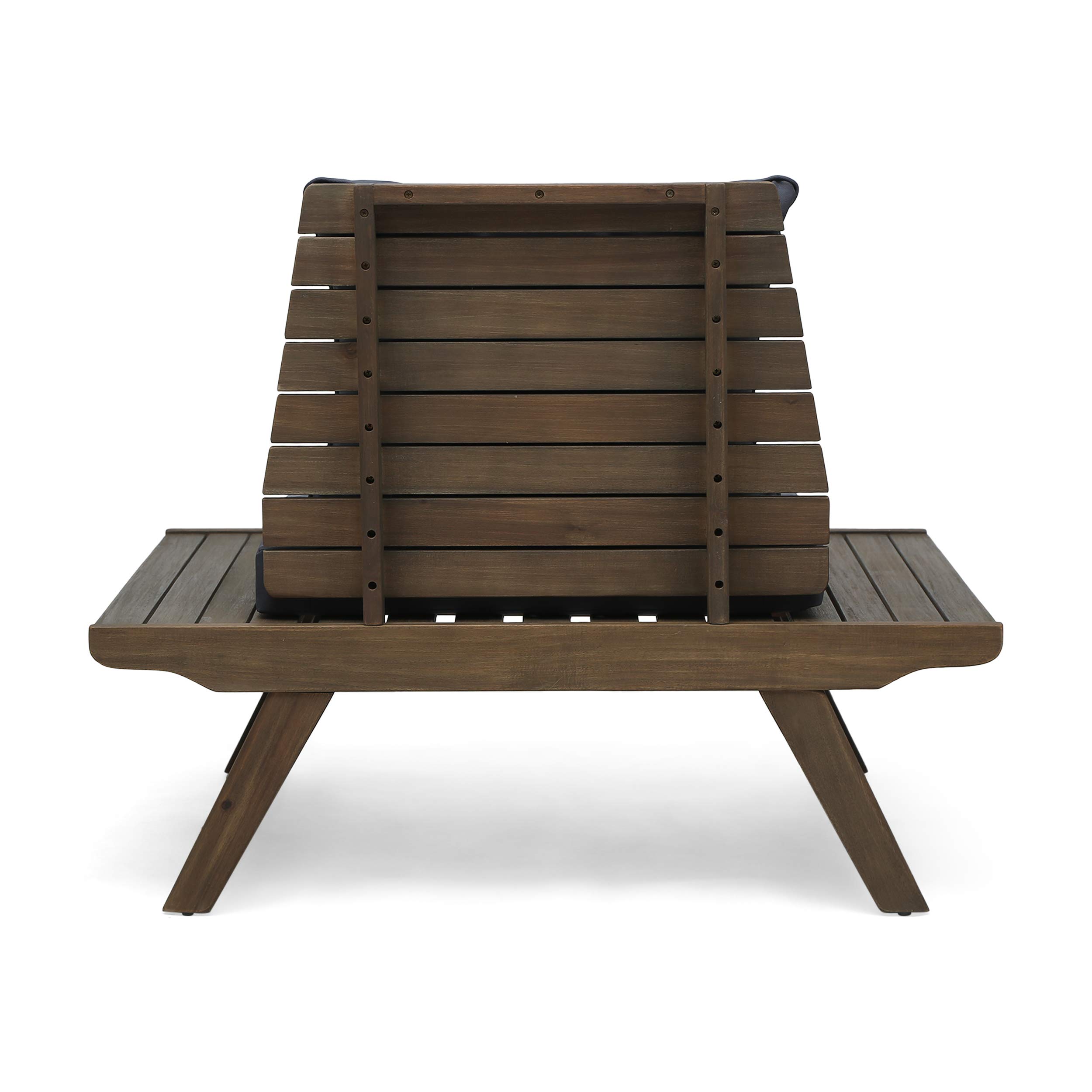 Christopher Knight Home Sedona Club Chair, 37 "W x 28.25 "D x 29.5 "H, Gray + Dark Gray