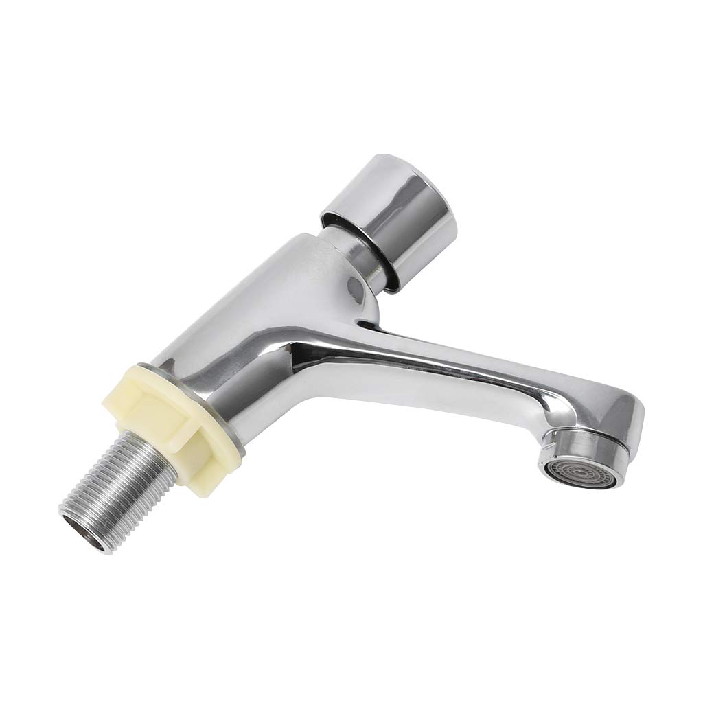 Auto Self Closing Water Saving Tap Bathroom Basin Cold Faucet Delay Push Button Faucet Faucet Water Filter Faucet Water Filter for Kitchen Sink Faucet Water Filter Replacement Faucet Water Filter