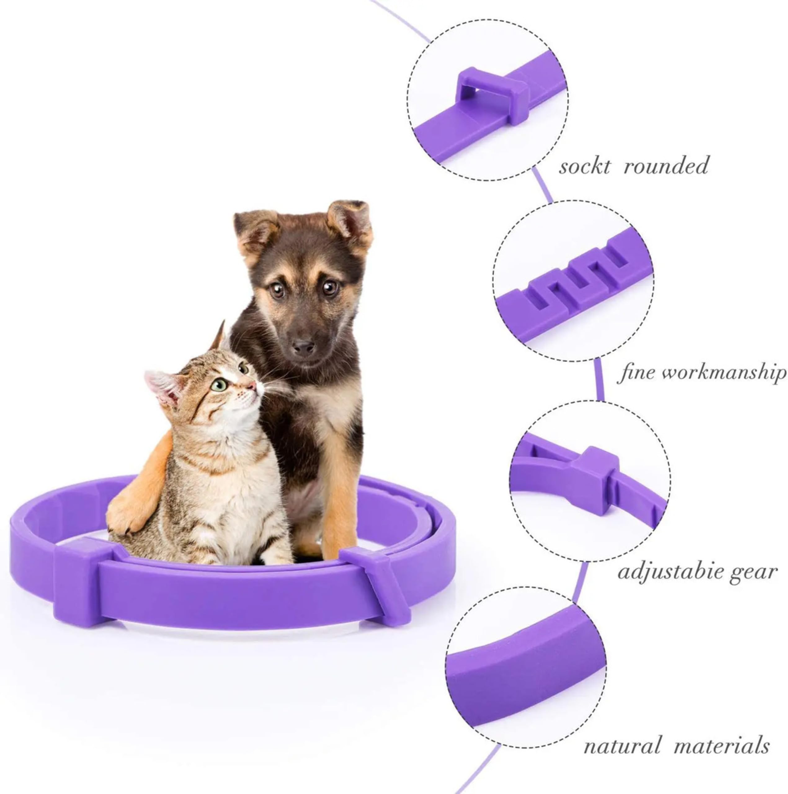 Calming Collar for Cats | 60 Days of Effective Stress and Anxiety Relief with Efficient Quick Release Pheromones | Soothing Comfort, Long-Lasting Calm That Reduces Stress and Helps Calm Cats Anxiety