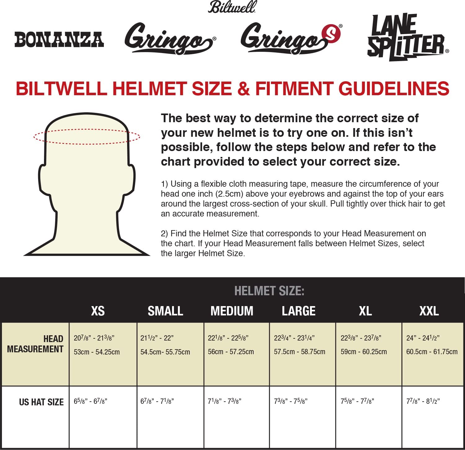 Biltwell | Lane Splitter | DOT & ECE Approved | Motorcycle Helmet | Full Face with Visor | Podium Gloss Red White Blue | XX-Large