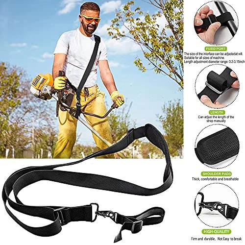 HPENP Shoulder Strap Trimmer Strap Blower Strap Weed Wacker Strap Universal for EGO String Trimmer, Weedeater Leaf Blower, Multi Head System Compatible with EGO String Trimmer and All Types