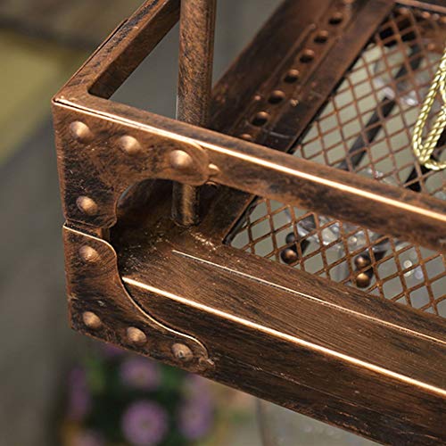 European Hanging Red Wine Glass Rack Upside Down Wine Rack Bar Wrought Iron Goblet Rack Creative Wine Cabinet Decoration Hanger J115, PIBM, Bronze, 80 * 35cm