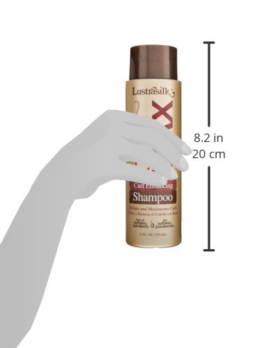 Lustrasilk Max Curl Enhancing Shampoo, 12 Ounce
