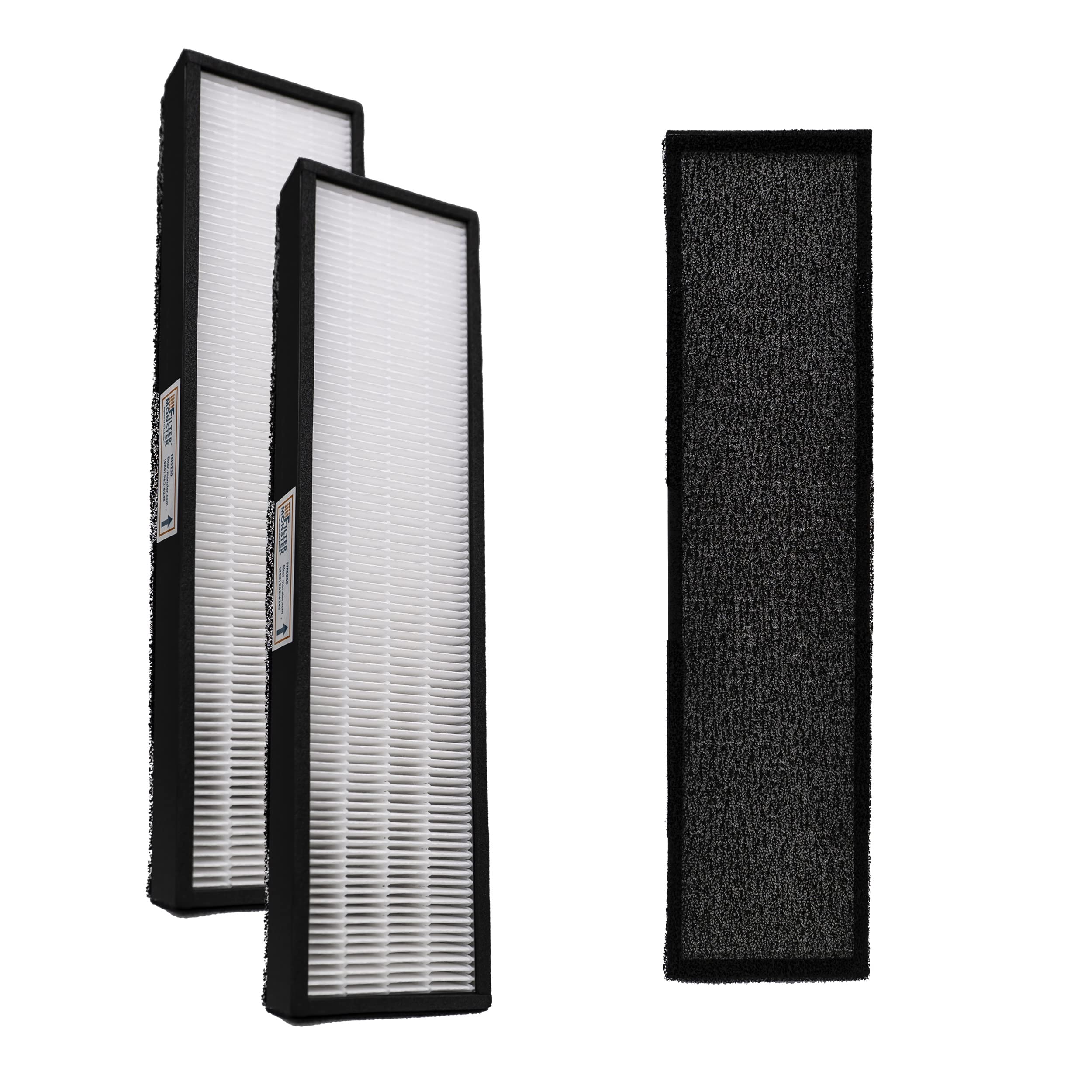 Filter-Monster β Replacement HEPA Filter with Carbon Pre-Filter Set, 3 Pack - Compatible with GermGuardian FLT5000 Air Purifier Filter Size C