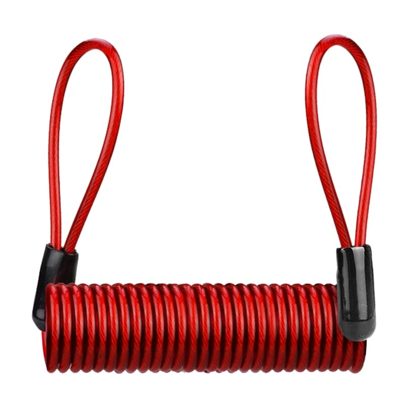Bike Bicycle Security Cable Anti-Theft Safety Steel Wire Rope Spring Cable Bike Bicycle Lock Padlock Protection Cable motorcycle reminder cable bike security cable disc lock cable disc lock reminder