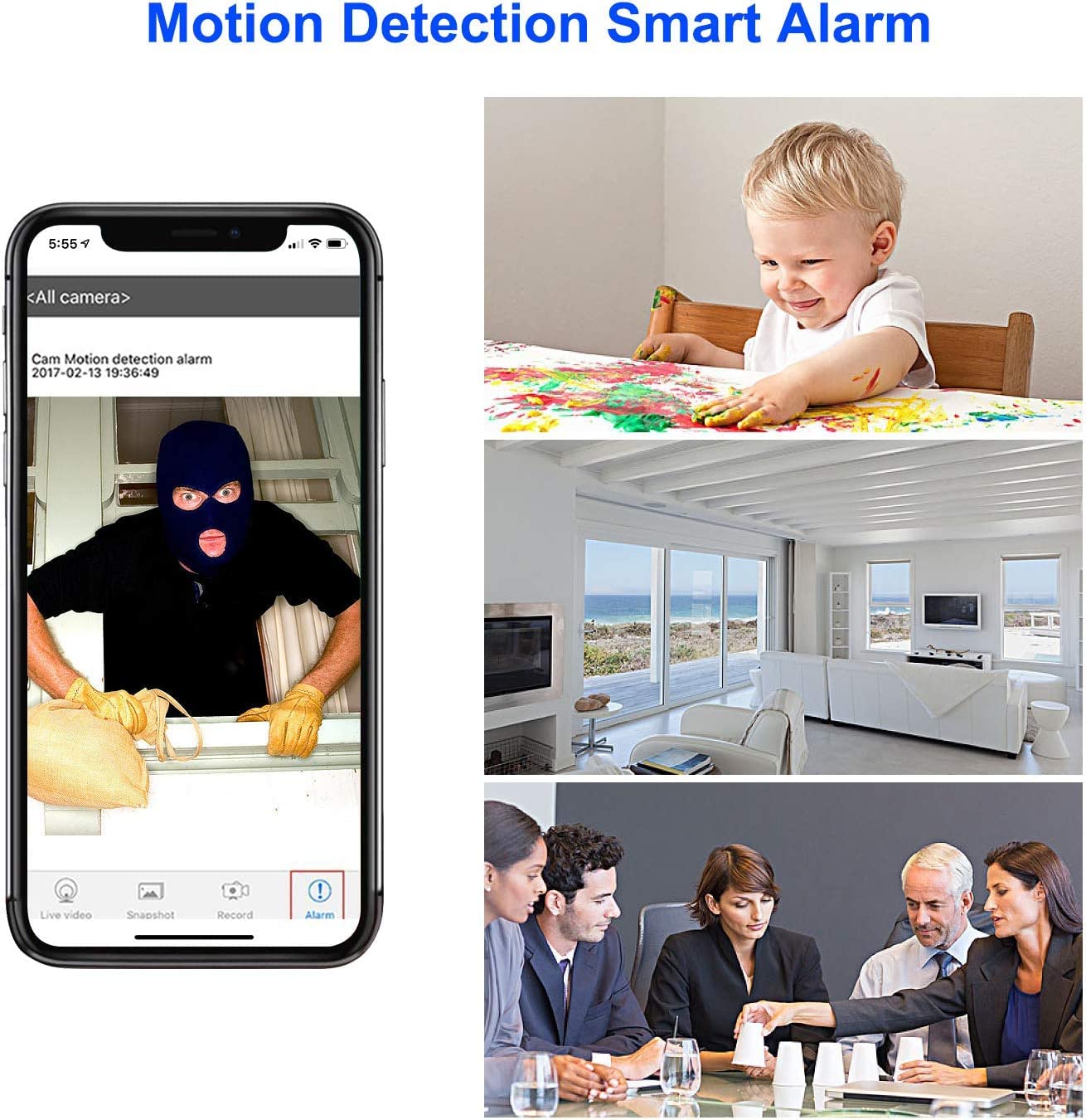 Boveila Spy Camera Hidden Camera Nanny Cam, Wi-Fi Mini 1080P HD Portable Wireless Camcorder Video Recorder IP Cameras with Motion Detection for Home Security Monitoring