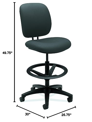 HON ComforTask Stool, Iron Ore CU19