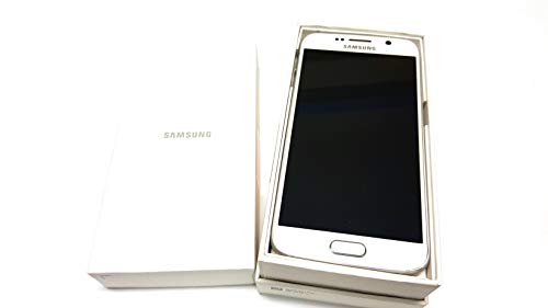 SAMSUNG Galaxy S6 G920T Unlocked GSM 4G LTE Smartphone w/ 16MP Camera - White Pearl
