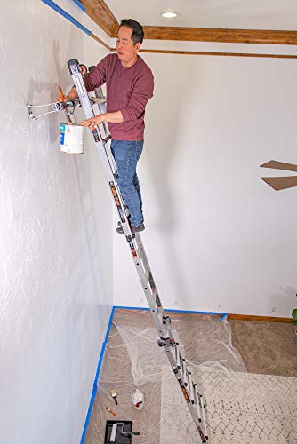 Little Giant Ladders, Epic, M22, 22 foot, Multi-Position Ladder, Aluminum, Type 1A, 300 lbs weight rating, (16822-818)