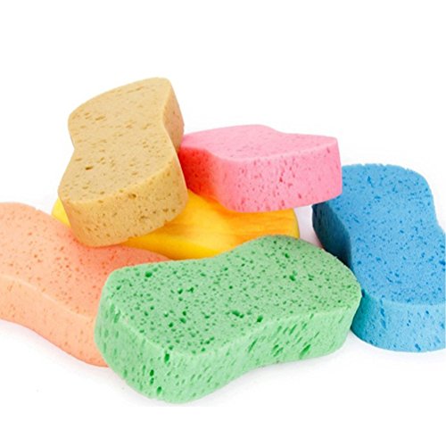 VORCOOL 5 Pcs Car Wash Sponges Bone Design for Polishing Porous Car Wash Sponges