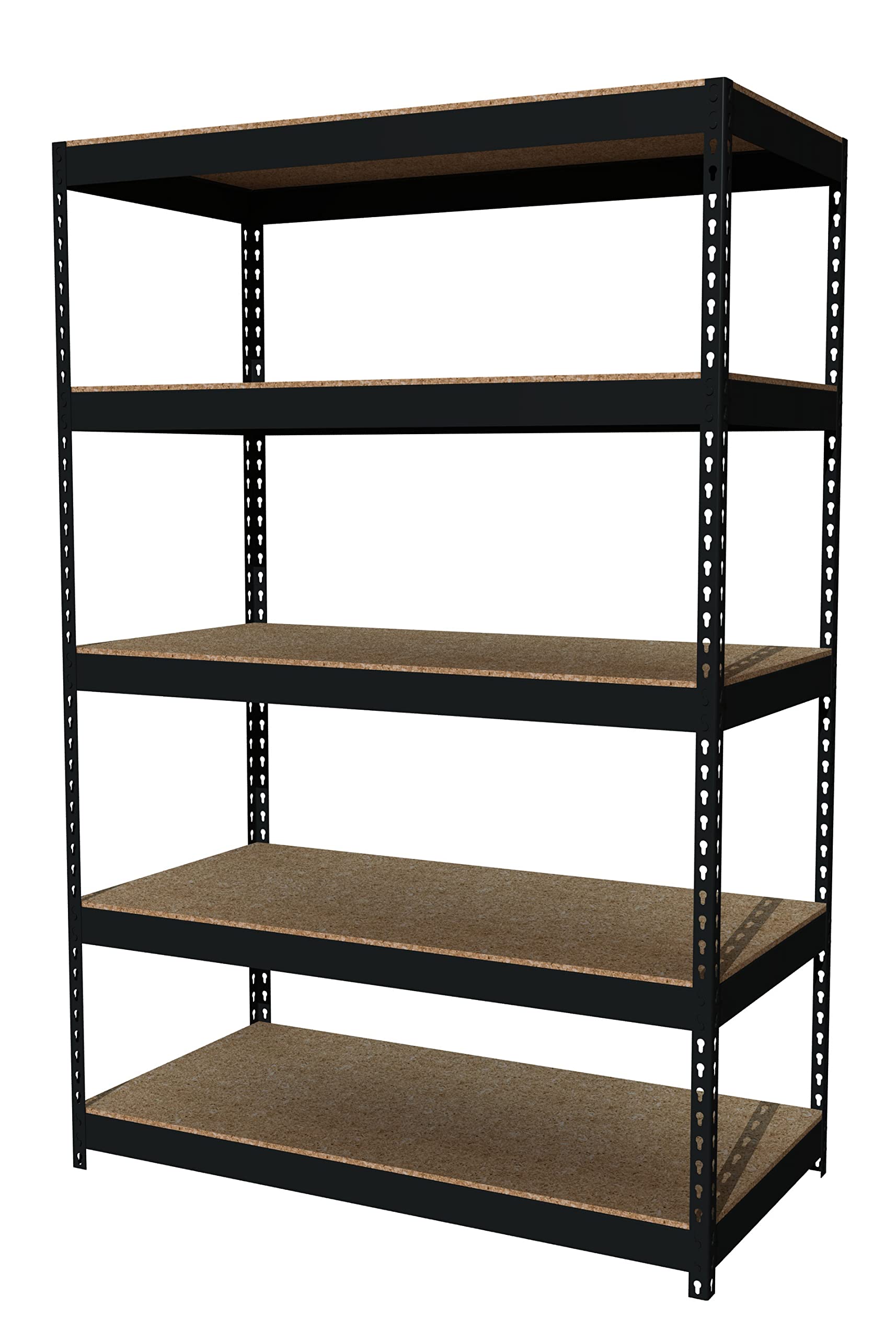 Office Dimensions Riveted Steel Shelving 5-Shelf Unit