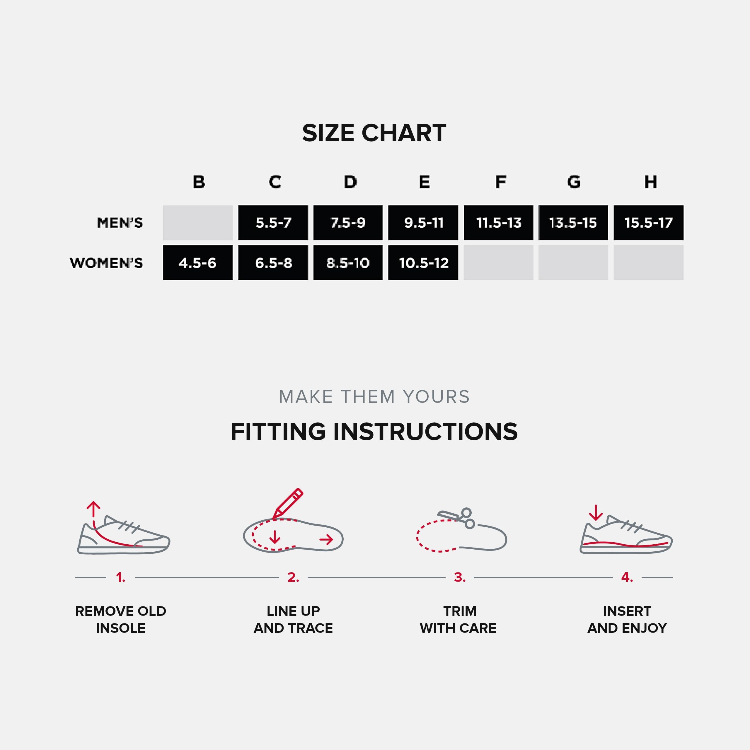 New Balance Sport Active Cushion Shoe Inserts Cushioning Orthotic Inserts with Arch Support - 9.5-11 Men / 10.5-12 Women