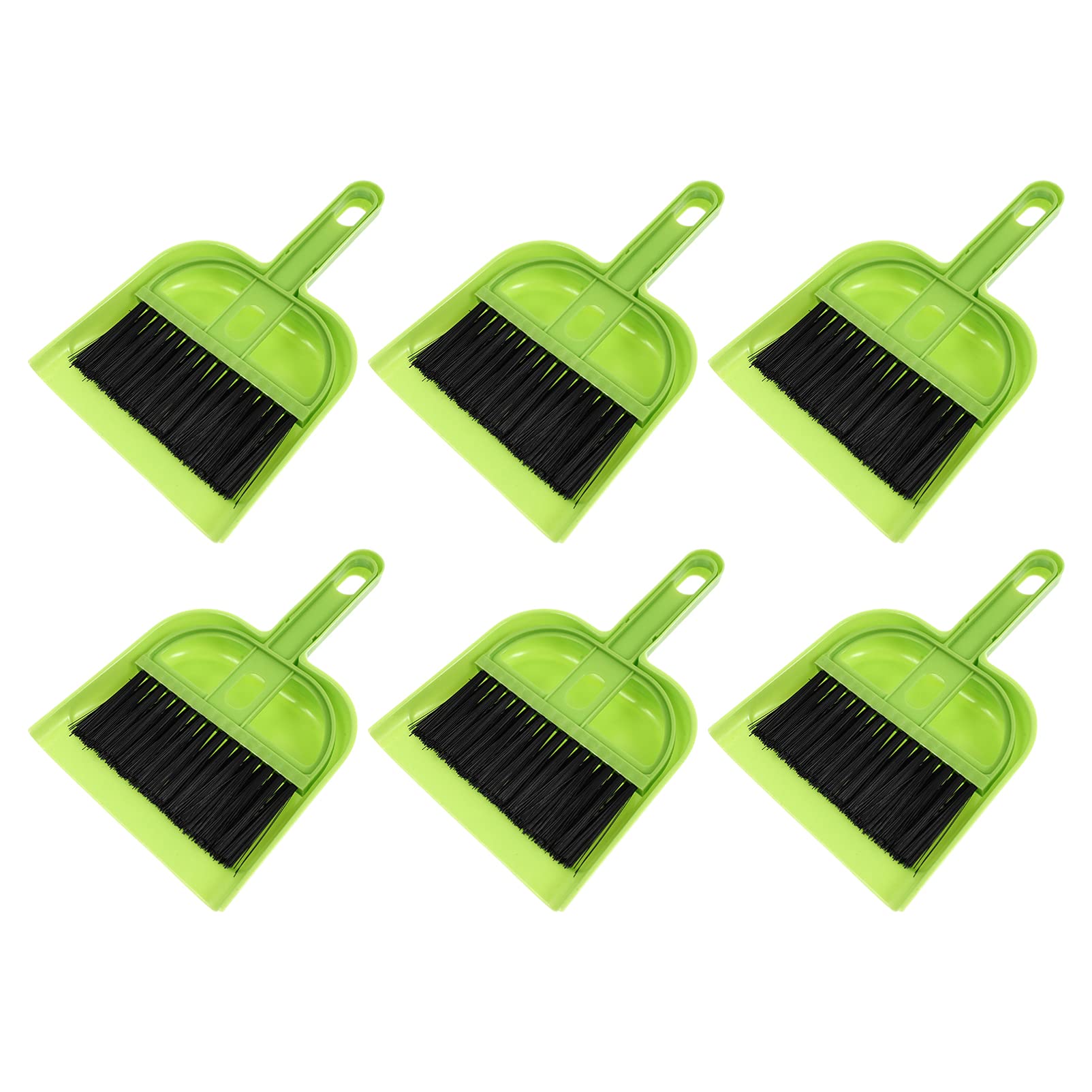 Healifty 12 Sets Dustpan Hand Broom and Shovel Small Broom Dustpan Set and Broom Dustpan Set and Brush Set