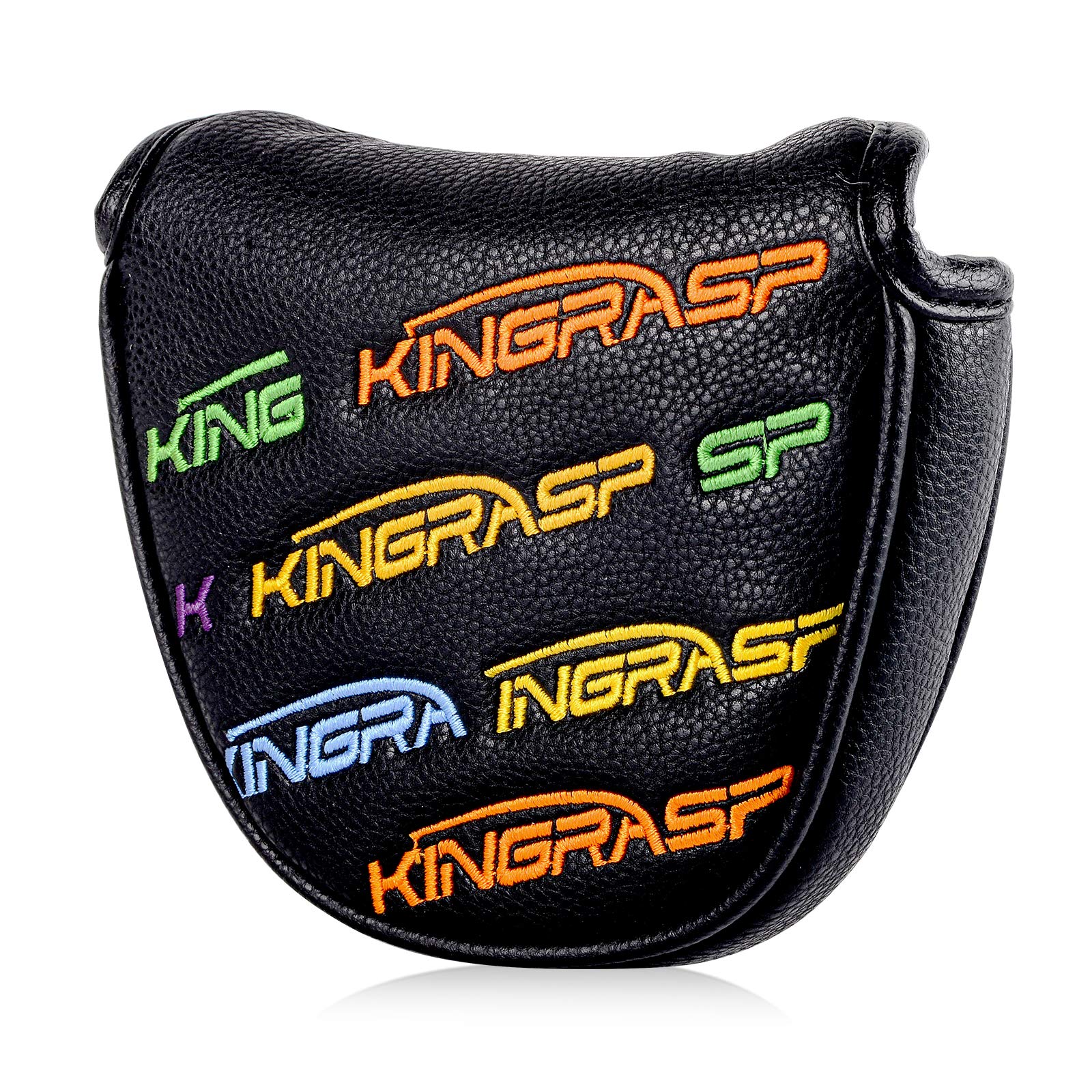 Be DeLighted New Golf Putter Cover Mallet Putter Cover Headcover (Color:Black)