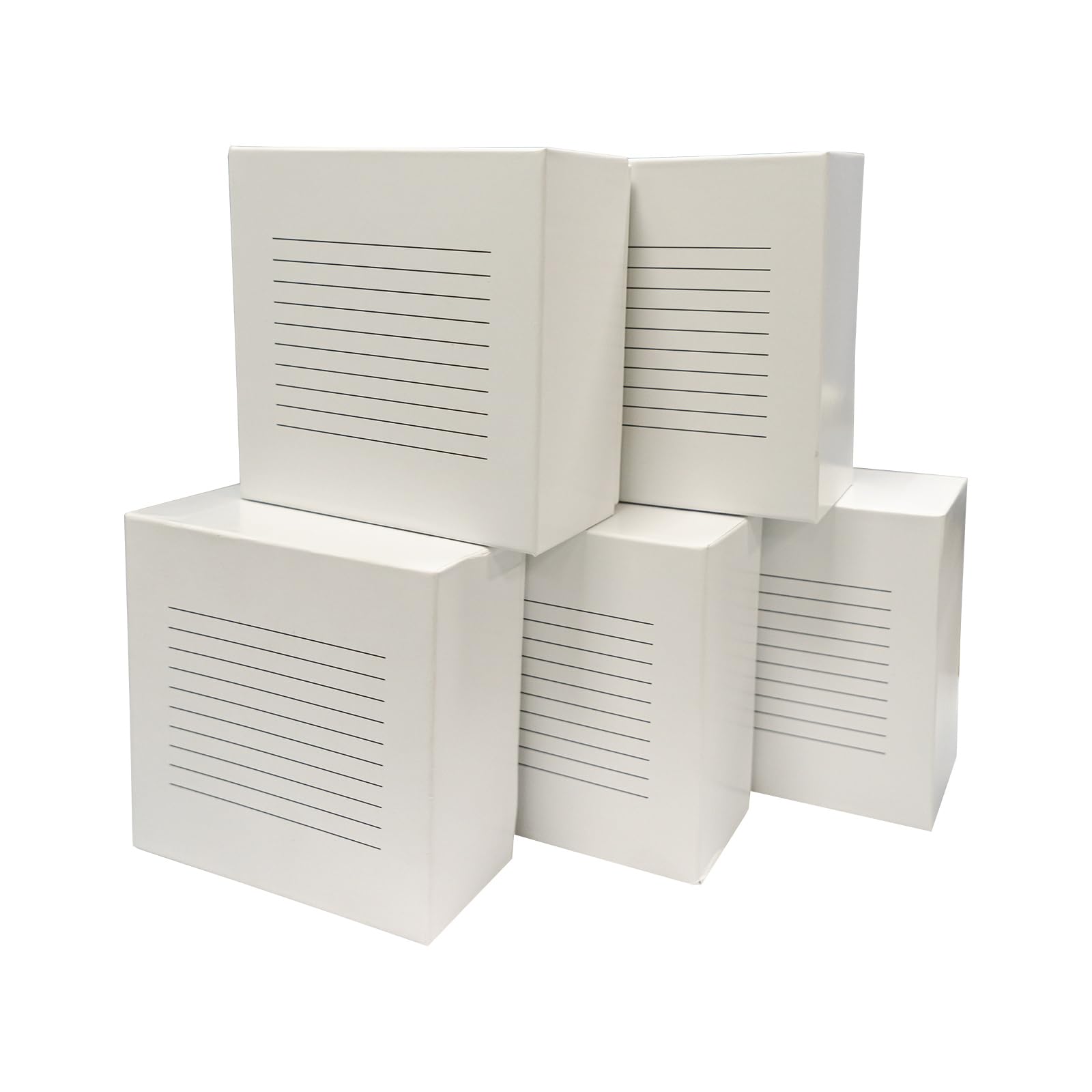 CryoKING 36-Well Lab Freezer Box with Lid, Cryo Storage Box for 15ml Centrifuge Tubes, Cardboard Freezer Lab Box, White, 5 Pcs/Pack