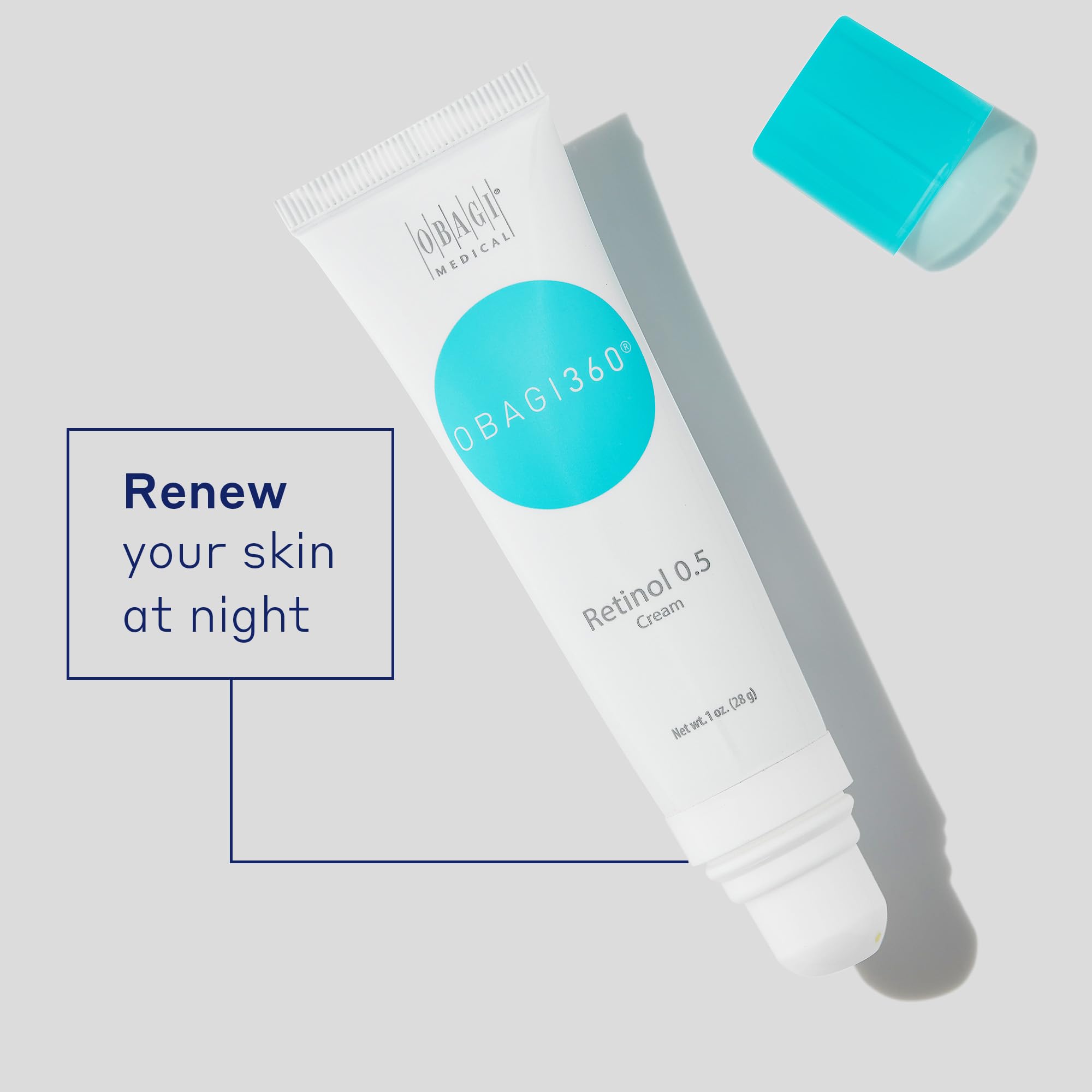 Obagi360 Retinol 0.5 Cream β Helps Reduce the Appearance of Fine Lines and Wrinkles & Smooth Texture with Minimal Irritation β 1 oz