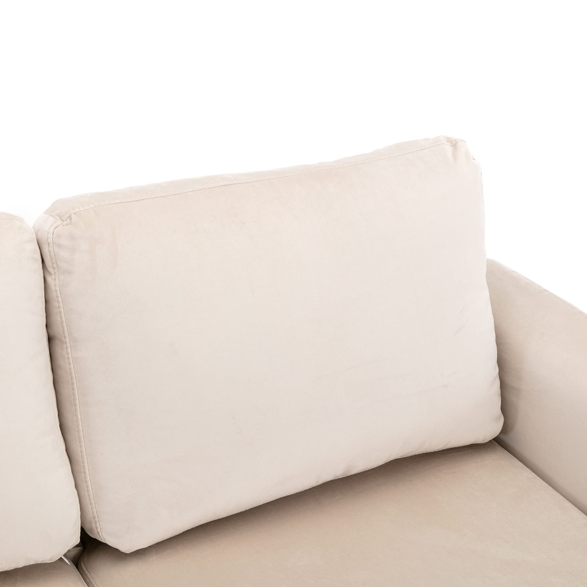HomSof Sectional Sofa Set with Chaise Lounge, Storage, Cup Holder and Side Pocket, 3-Seat L-Shaped Couch for Small Spaces, Living Room